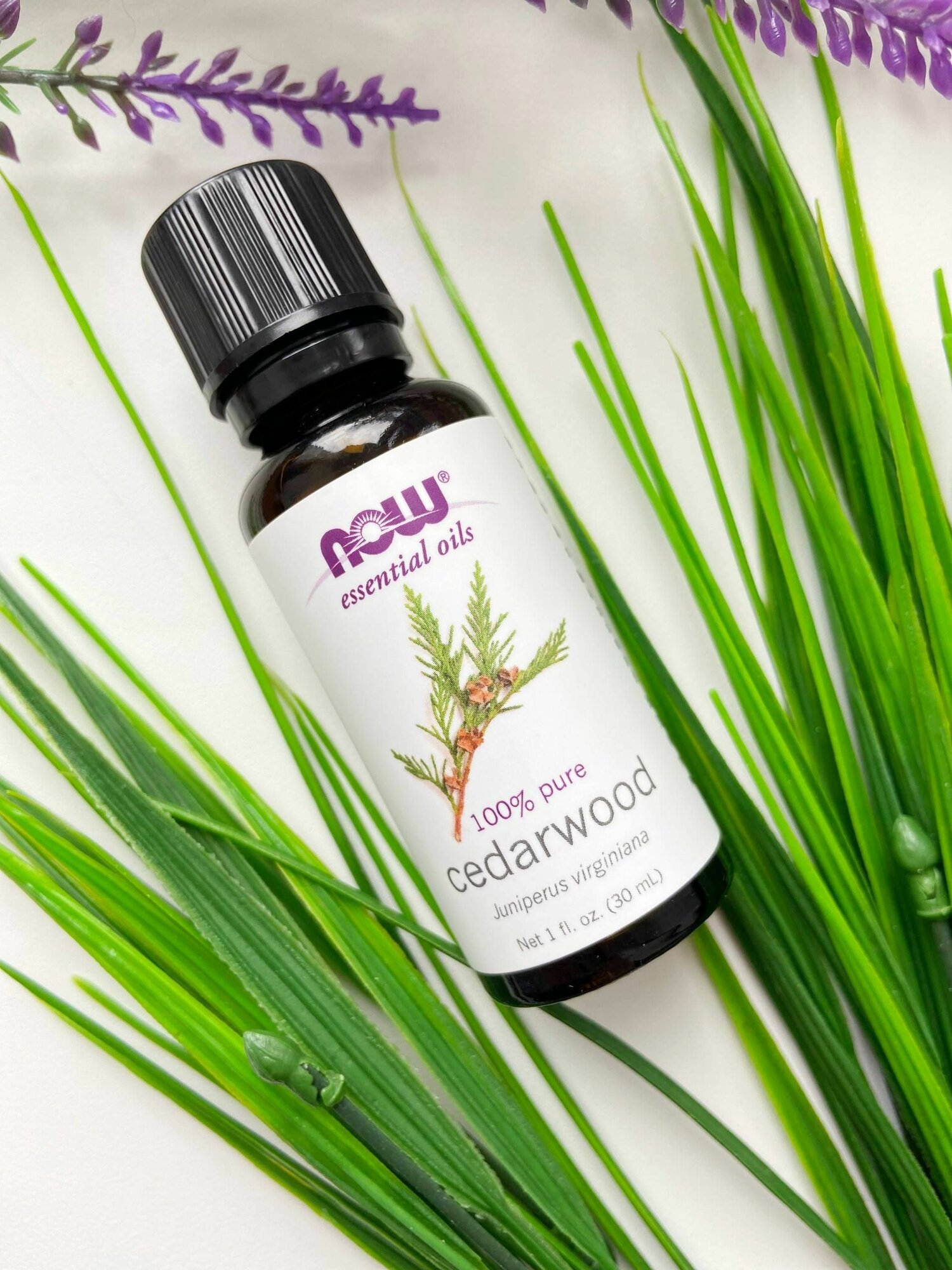 Эфирное масло кедра, Now Foods, Cedarwood Oil, для ароматерапии, 30 мл