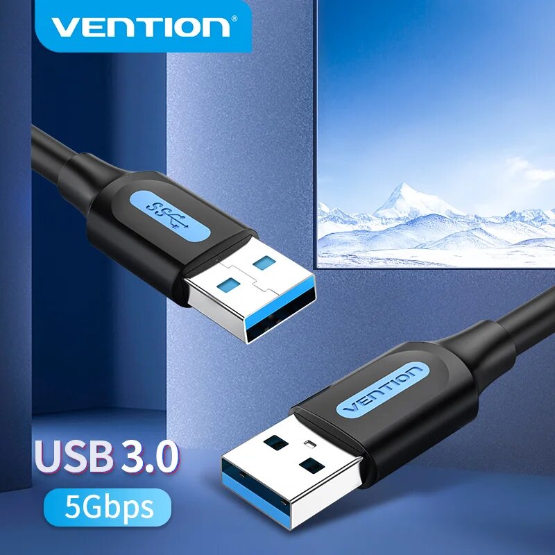 Кабель USB 3.0 Vention, 2m, Alloy Shell — фото 1