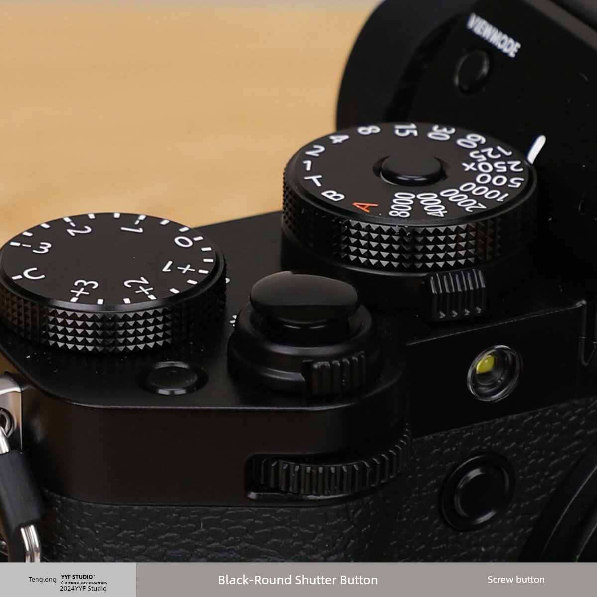 Маленький красный шар черный круглый кнопка затвора для камер Fujifilm XT50 XT30 X100Vi XM5 Leica