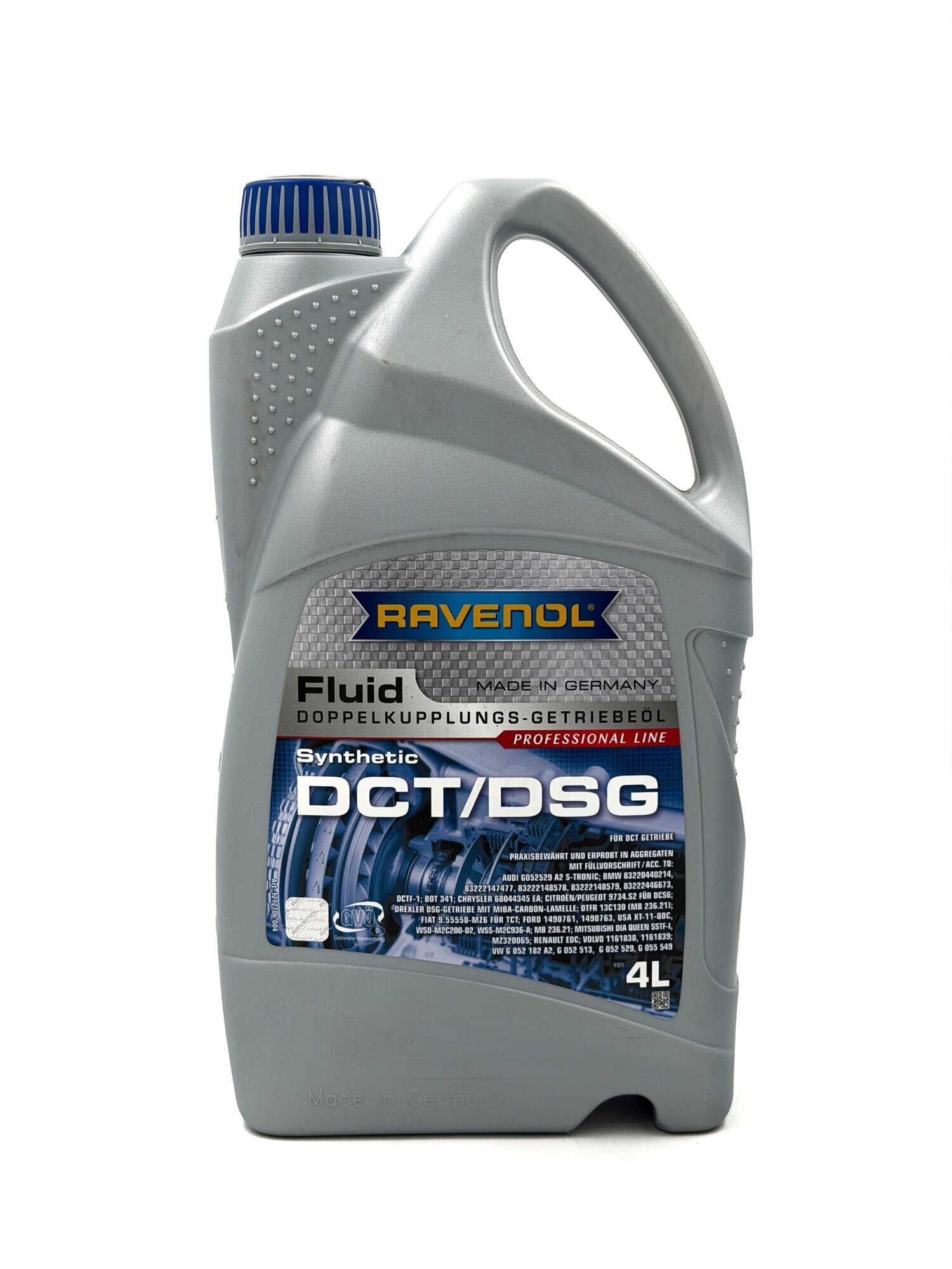 Масло трансмиссионное Ravenol DCT/DSG Fluid, 4 литра, для автоматических коробок