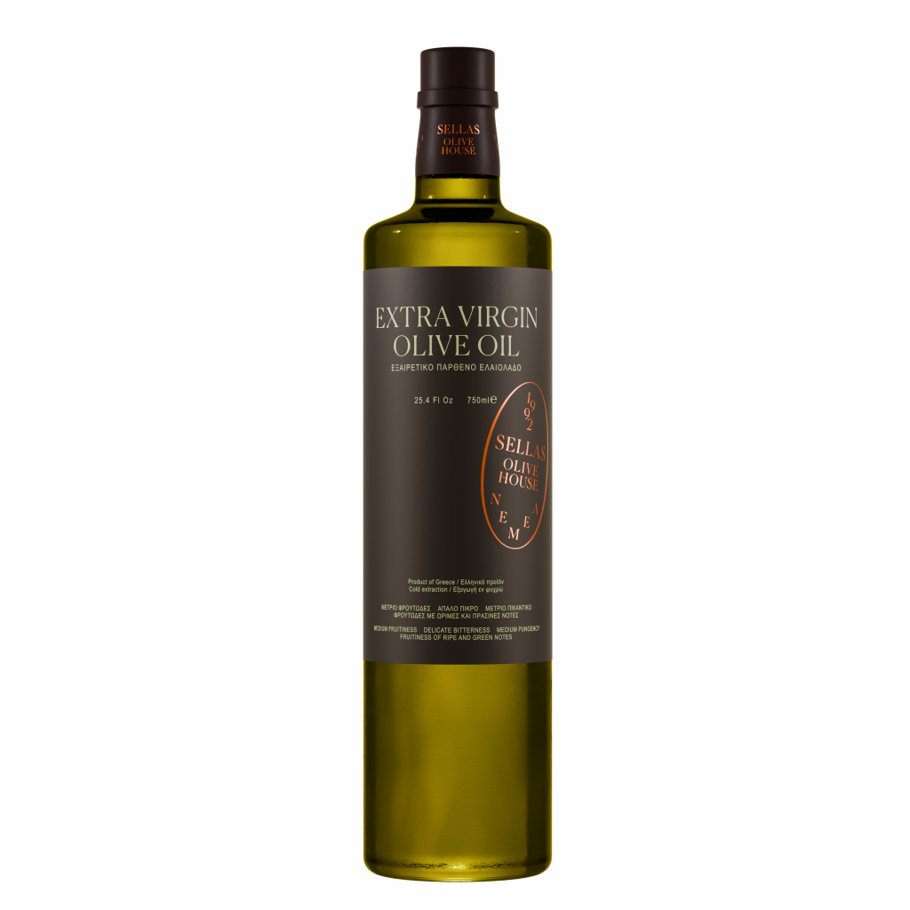 Оливковое масло 750мл Sellas (Греция, Пелопоннес, Extra Virgin, стекло)