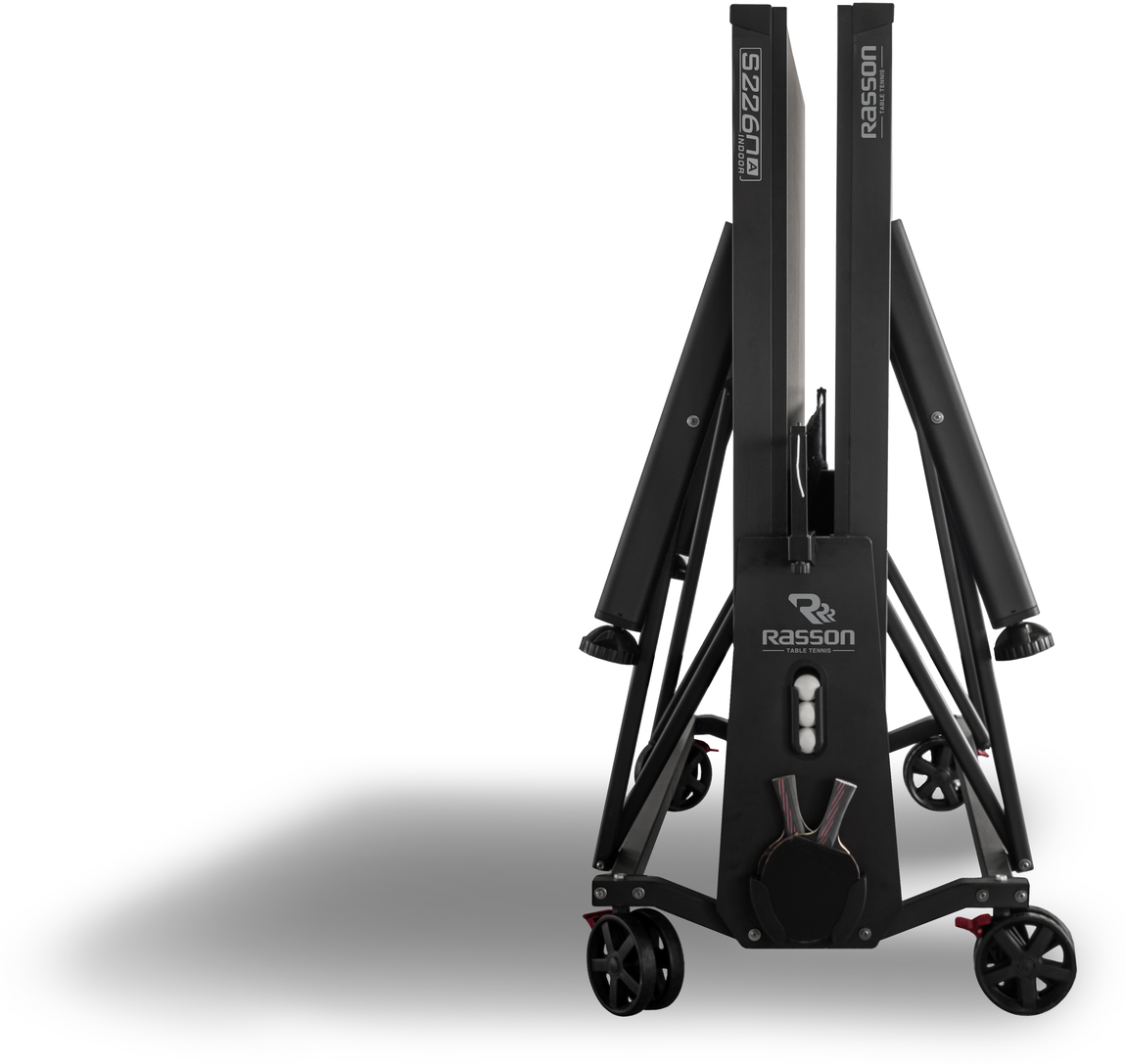 RASSON Теннисный стол складной для помещений "Rasson Premium S-2260 Indoor" (274 Х 152.5 Х 76 см ) с сеткой