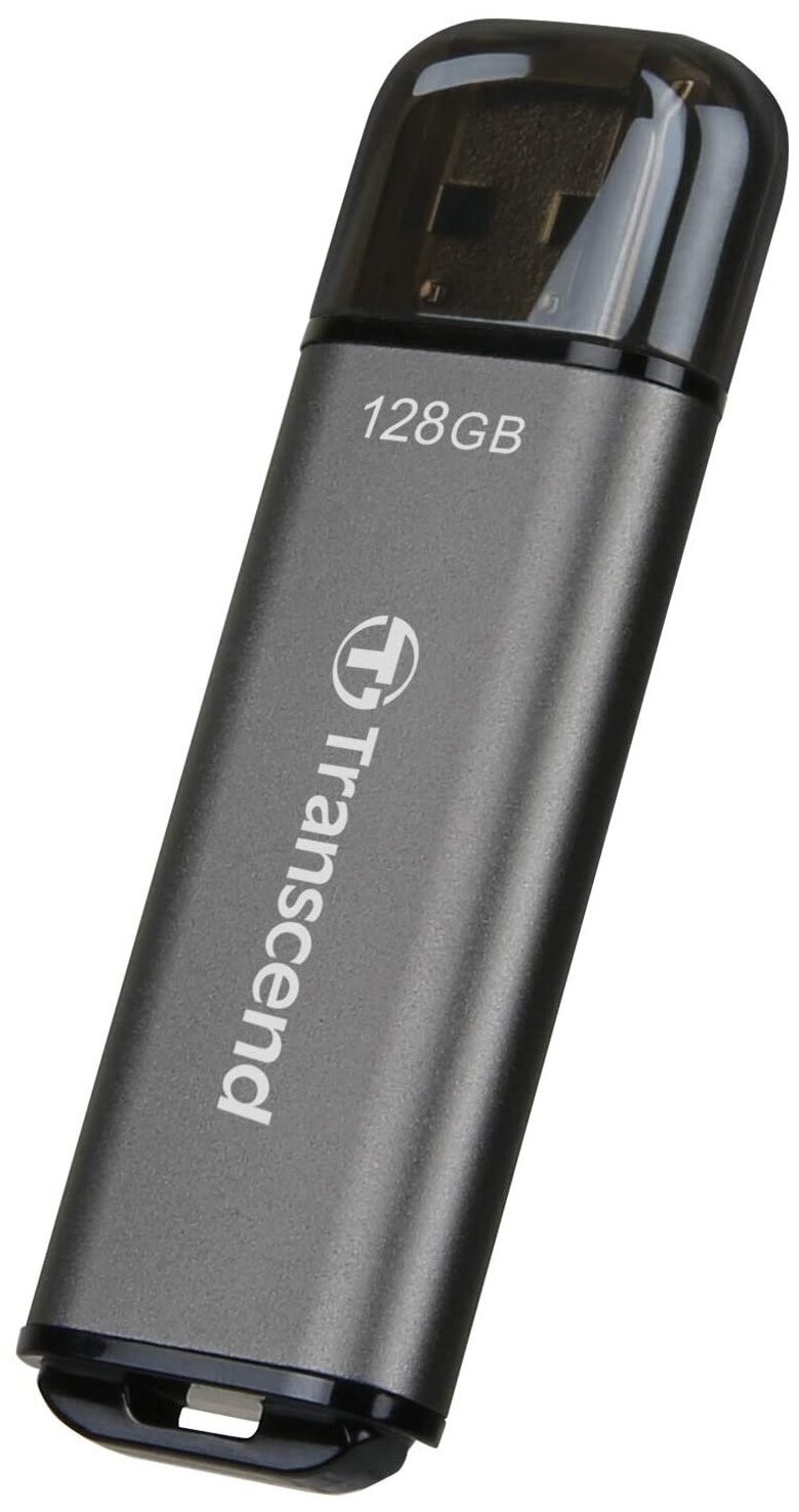 Флеш Диск Transcend 128Gb Jetflash 920 TS128GJF920 USB3.1 темно-серый