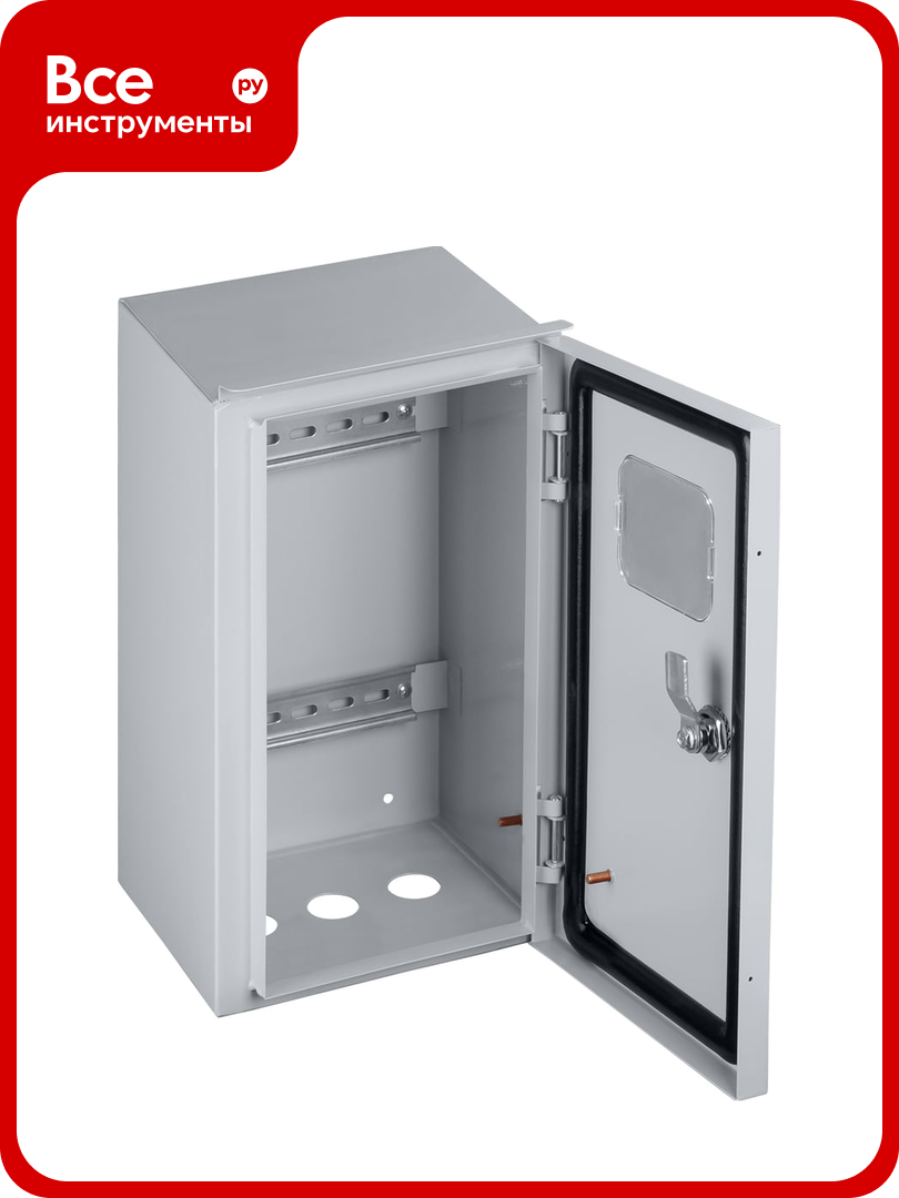 Корпус металлический TDM ЩУ-МП (360x225x140) с окном IP54 Народный эконом SQ0905-3102