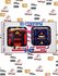 Набор 3D-наклеек "Танки/Pac Man" 8BIT, для планшетов и смартфонов, 2 шт