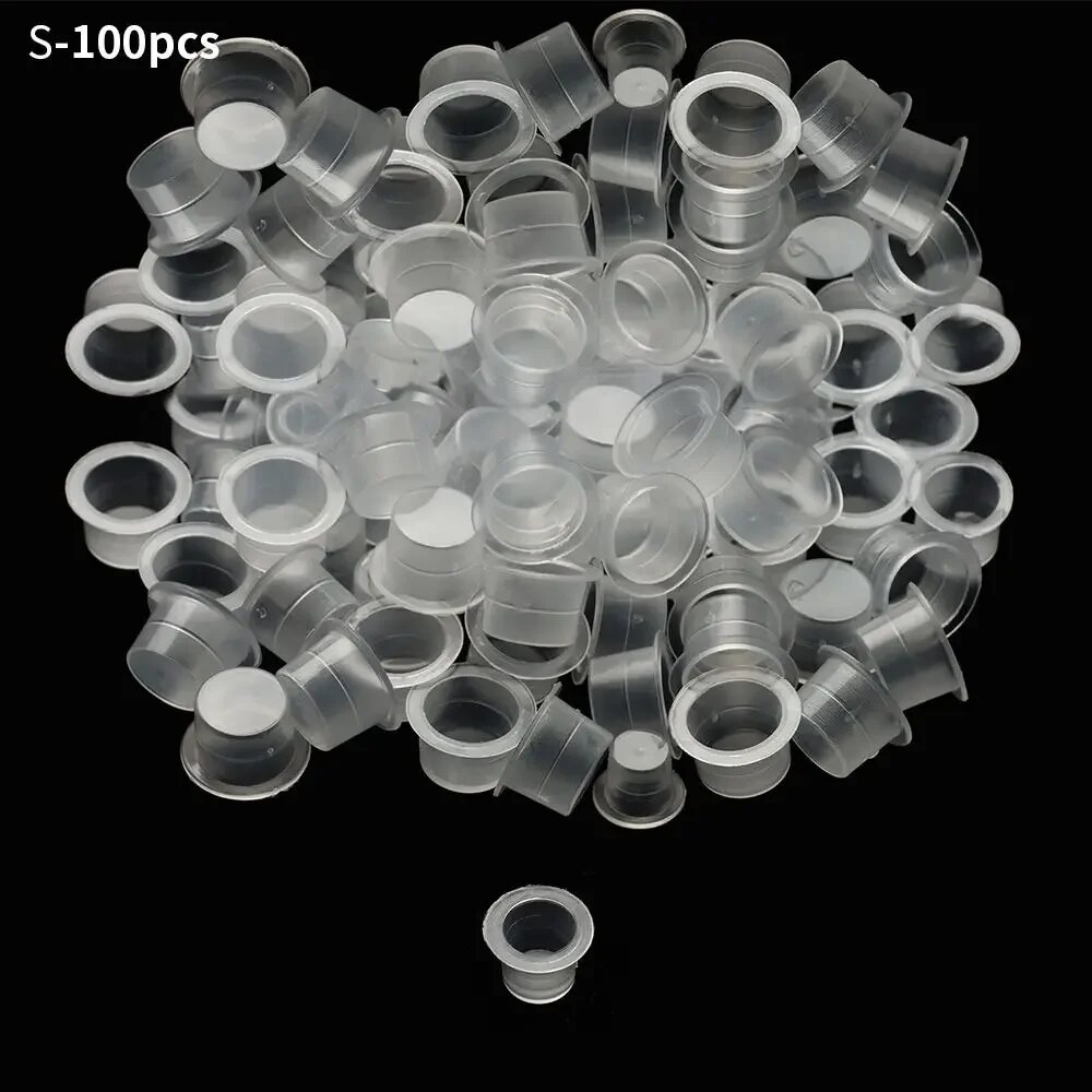 Колпачки для тату-чернил, 100шт, S-100pcs