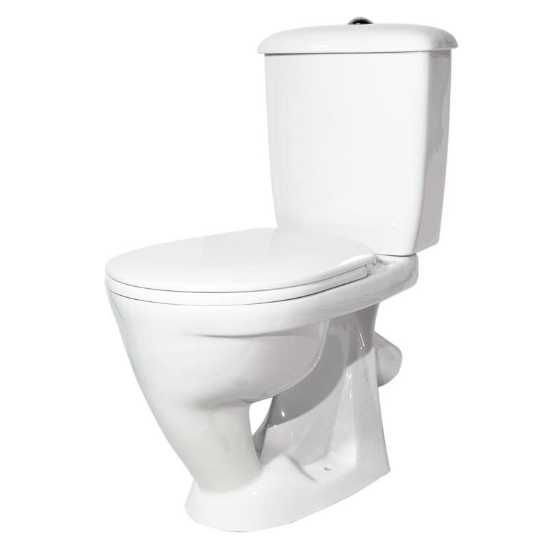 Унитаз компакт Оскольская Керамика Радуга Стандарт 41901110022 цвет Белый с бачком и сиденьем