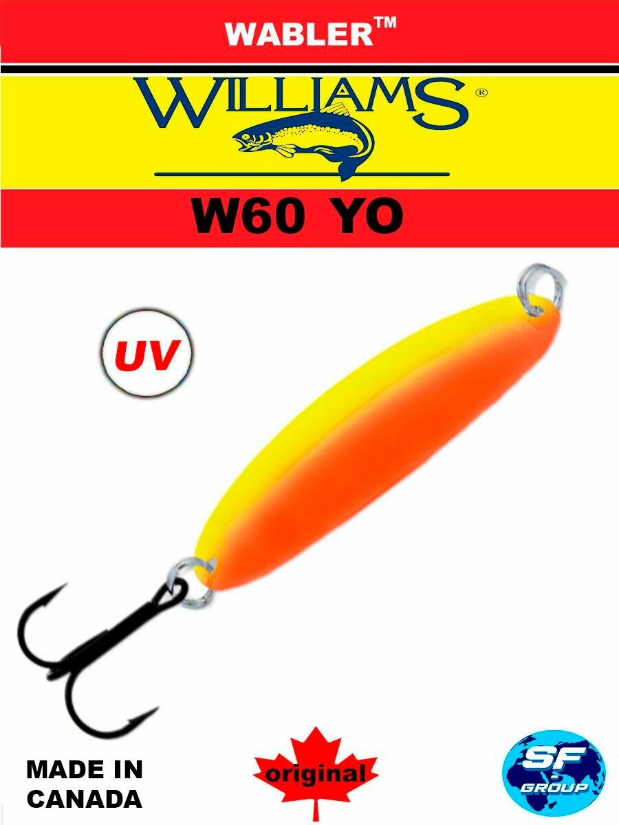 Блесны Williams Wabler W60YO