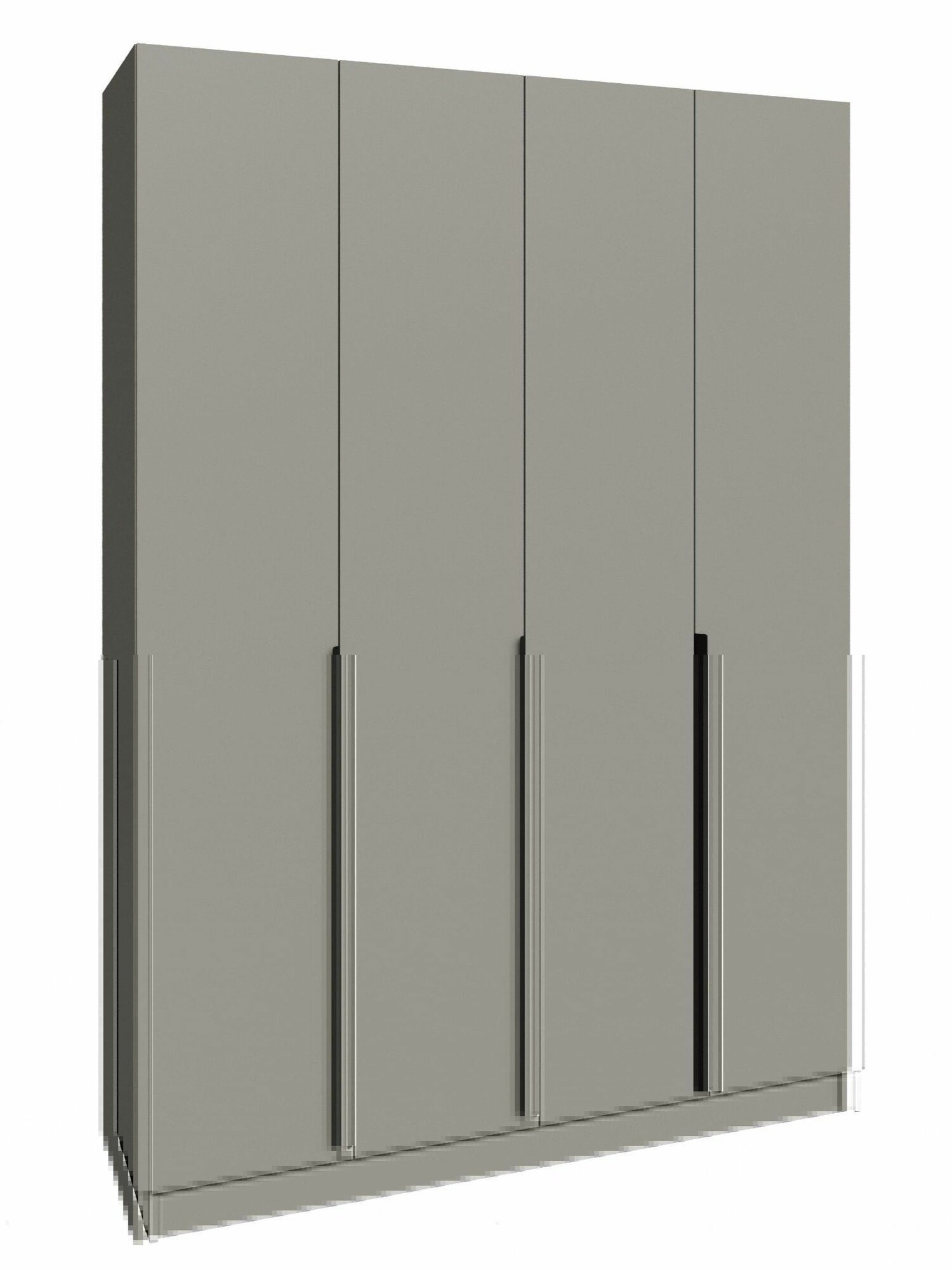 Шкаф для одежды, распашной, Мадрид 1,6 (мокко) 2300х1600х520 тэкс