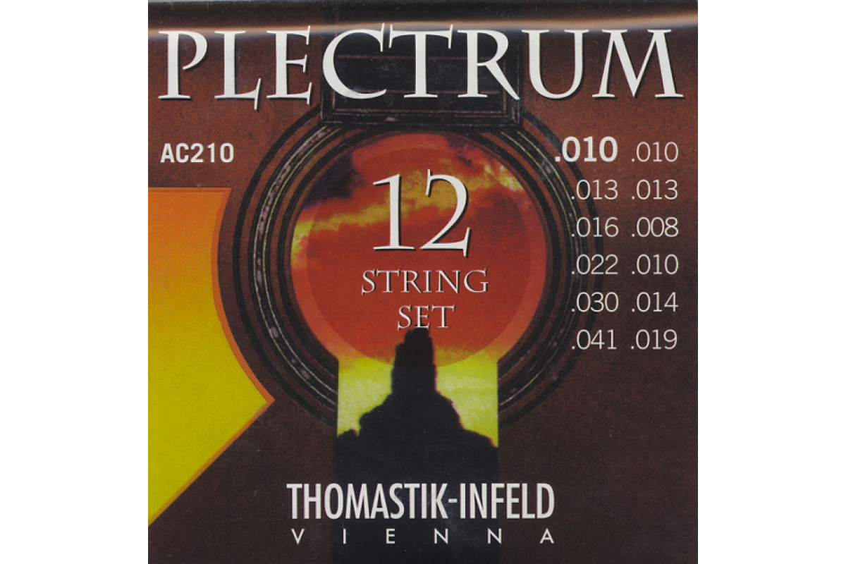 THOMASTIK Plectrum AC210 струны для 12-струнной гитары 10-41, бронза