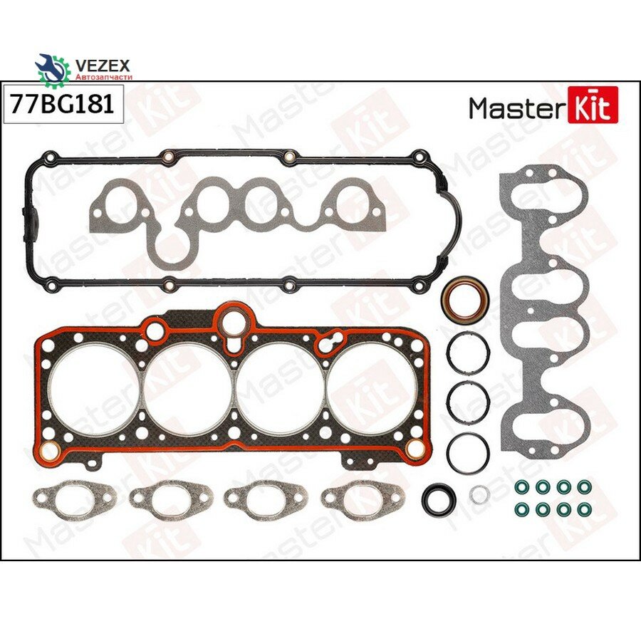 MASTERKIT 77BG181 Комплект прокладок ГБЦ VAG ABT, AAE 77BG181