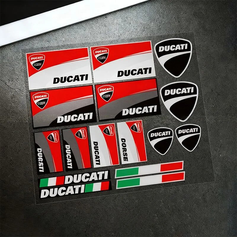 Наклейки Ducati, набор, цвет C
