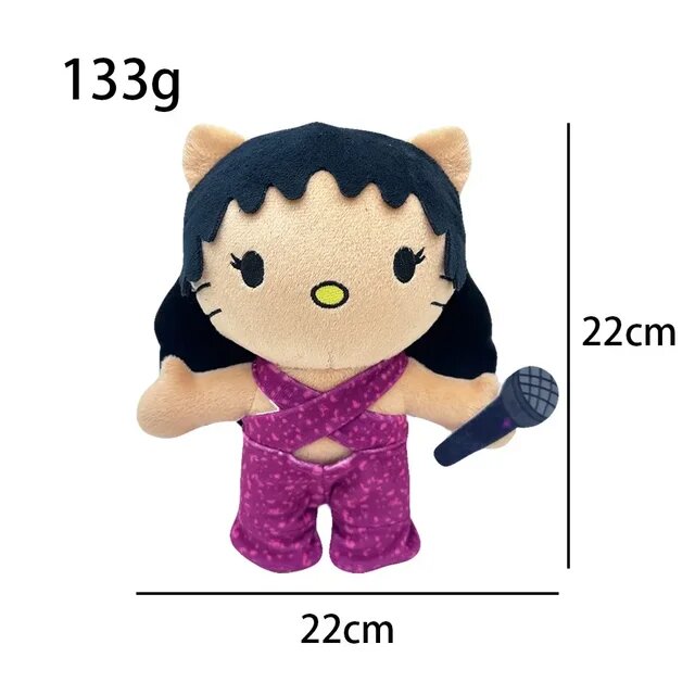 Новая плюшевая игрушка Hello Kitty, Эминем, XXXTentacion и Фрэнк Оушен (2025 год), с одеждой, мягкая, идеально подходит для поклонников и коллекционеров.