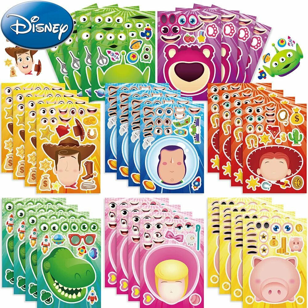 Наклейки Disney История игрушек Базз Лайтер, 8 листов