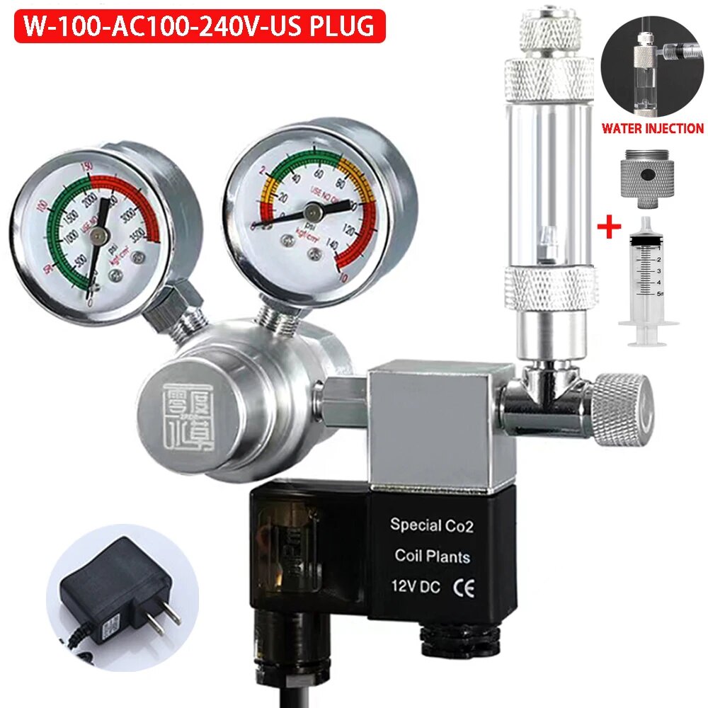 ZRDR Регулятор CO2 для аквариума G5-8, AC100-240V-US plug