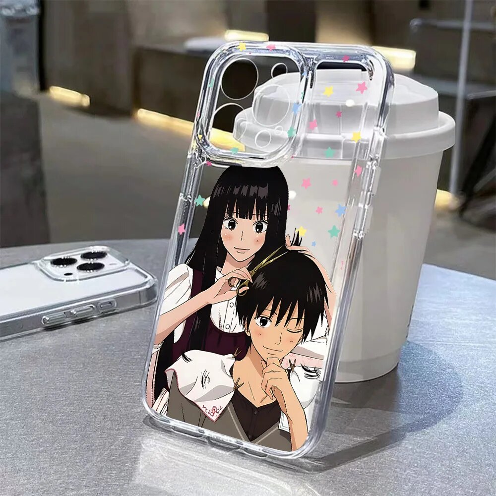 Чехол для телефона с изображением аниме Kimi ni Todoke для iPhone 17, 16, 16e 15, 14, 13, 12, 11, Mini Pro Max X XR XSMax 7, 8 Air Plus, прозрачная задняя крышка