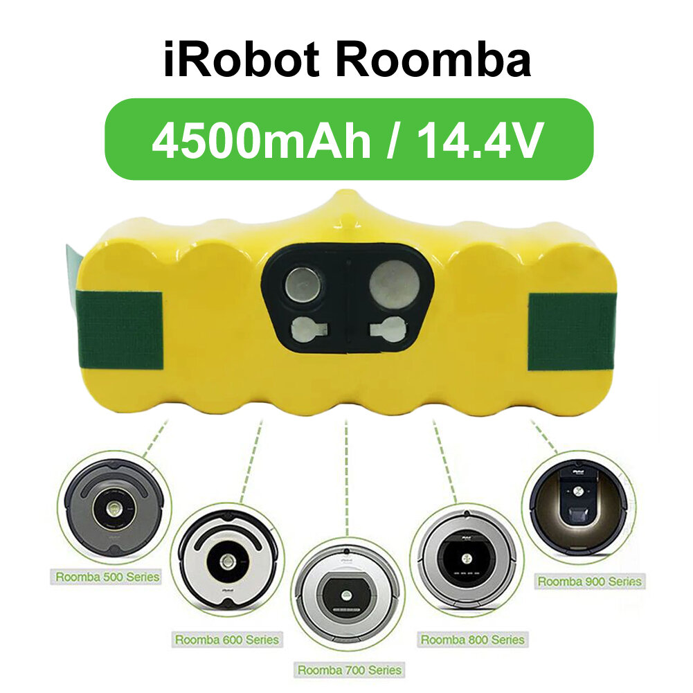 Аккумулятор для робота-пылесоса iRobot Roomba, 14,4V 4500 mAh Ni-MH, моделей 500 510 530 532 534 535 540 550 560 562 570 580 600 610 700 760 R4