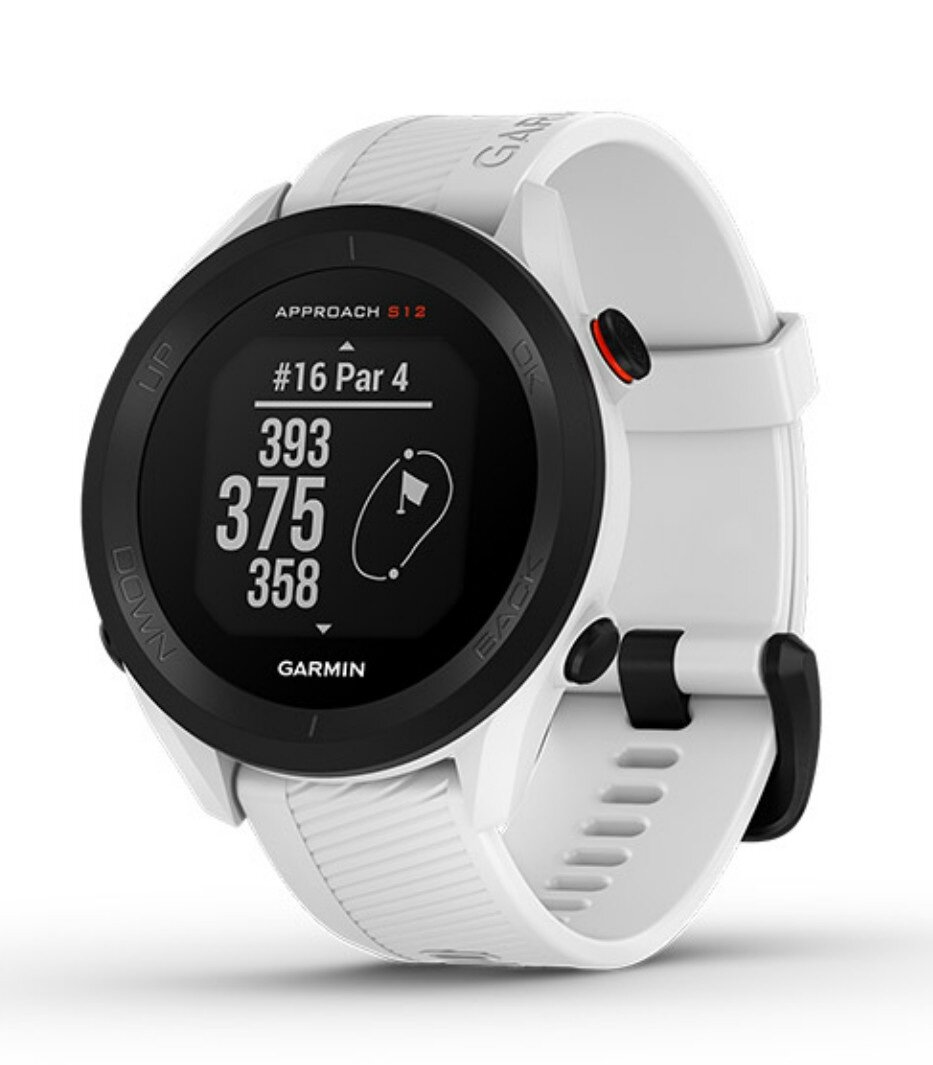 Умные смарт-часы Garmin Approach S12, white (белый), 010-02472-12