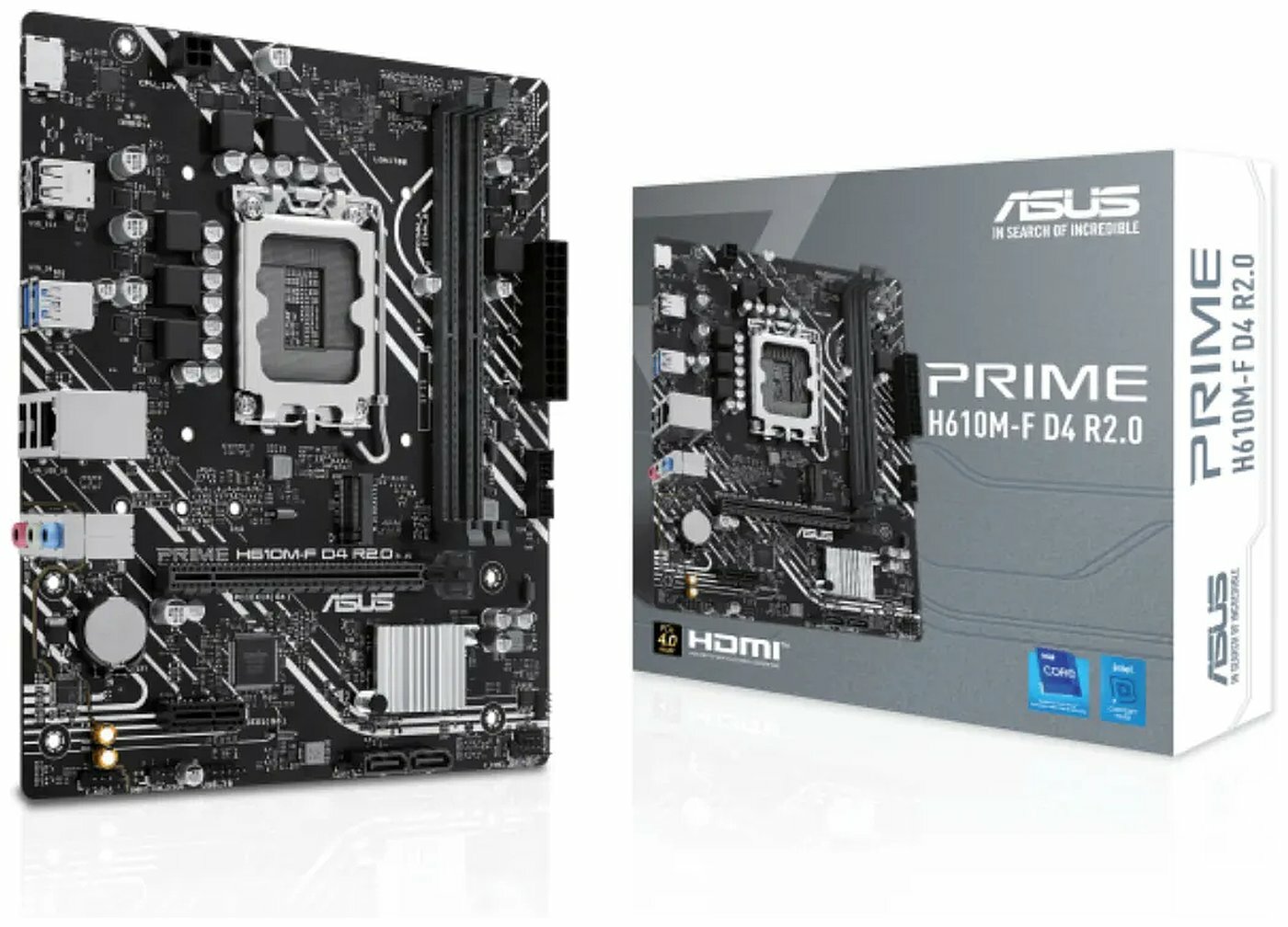 Материнская плата Asus PRIME H610M-F D4 R2.0 (LGA1700, mATX)