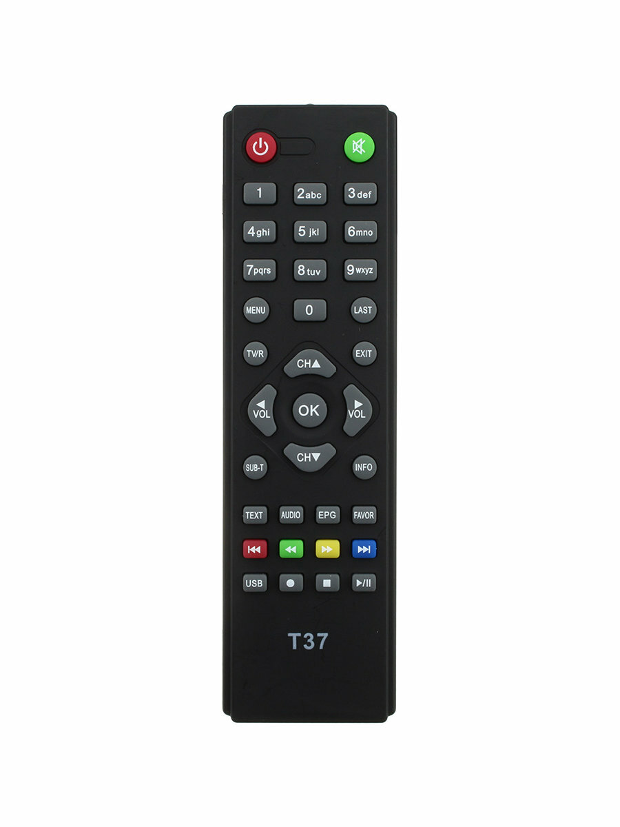Пульт к World Vision T37, DVB-T2 (для цифровой приставки)