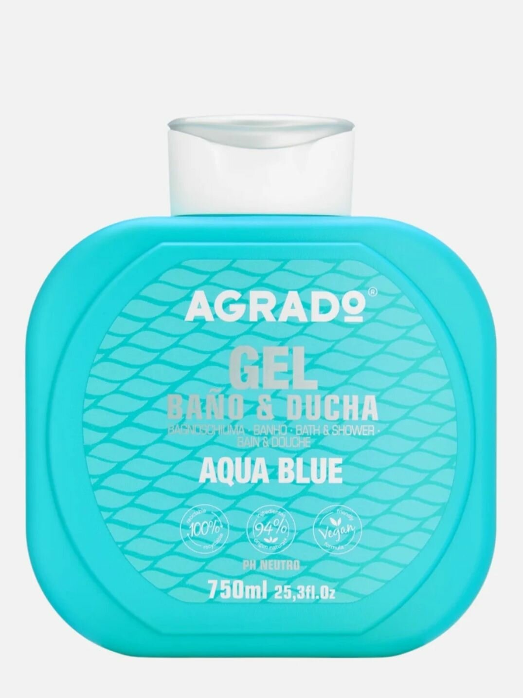 Гель для душа AGRADO aqua blue