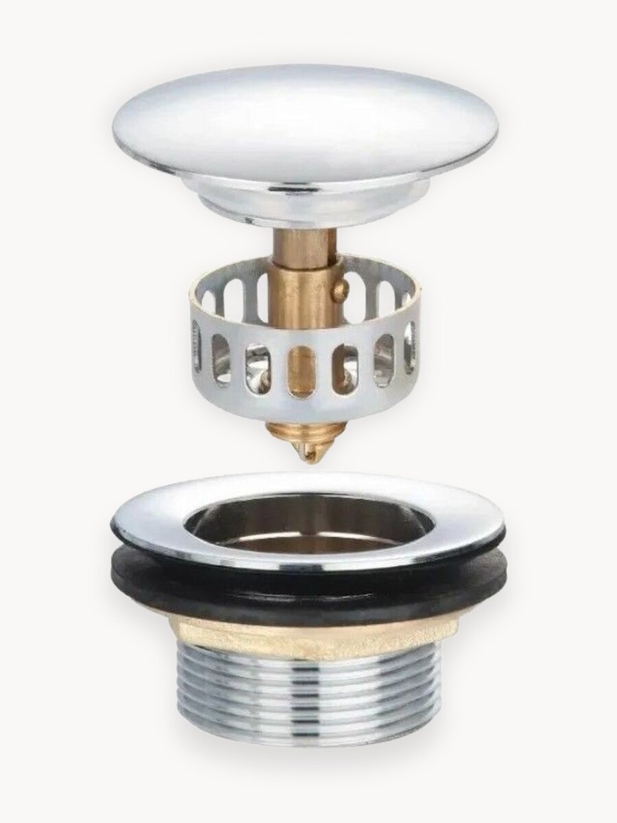 Донный клапан Sanway, для ванны и душевого поддона, автоматический, латунь