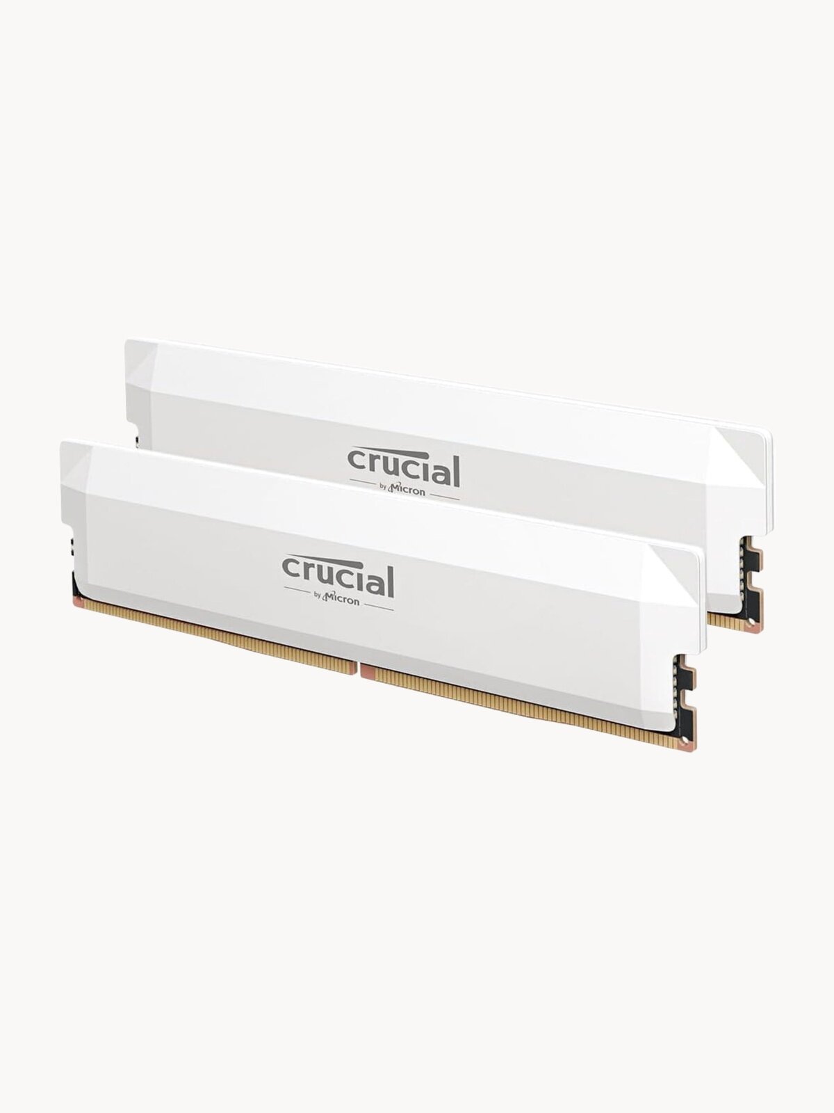 Оперативная память Crucial Pro 32GB (2x16 ГБ) DDR5 UDIMM 6000MHz White Белый (CP2K16G60C36U5W)