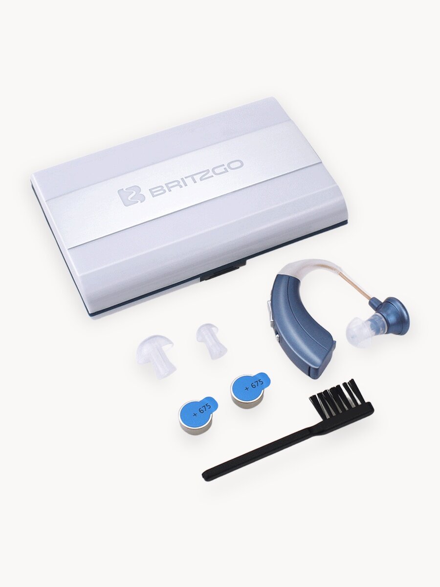 Цифровой усилитель звука для пожилых Слуховой аппарат на батарейках