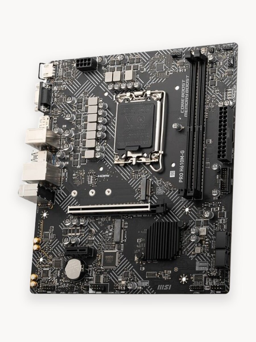 Материнская плата Msi PRO H610M-G (LGA1700, mATX)