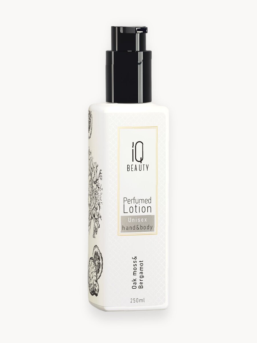 Парфюмированный лосьон для рук и тела IQ Beauty Дубовый мох и бергамот, 250 мл