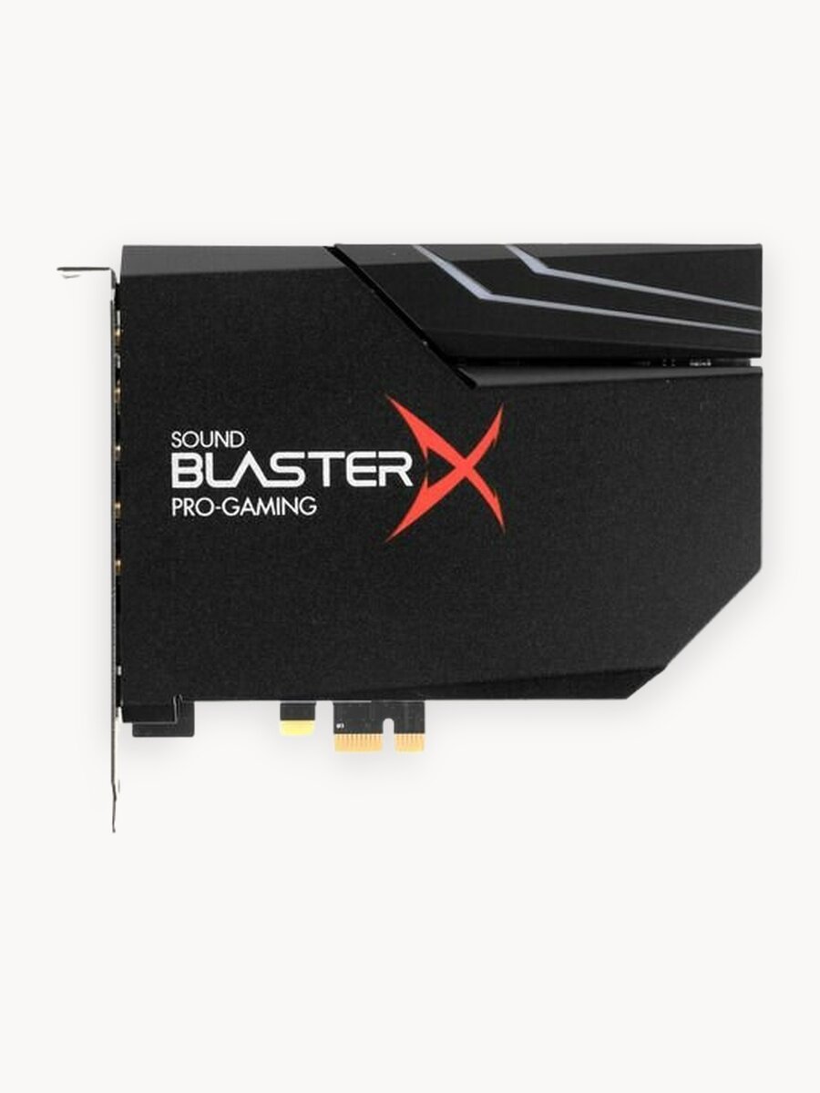 Звуковая карта PCI-E Creative BlasterX AE-5 Plus, 5.1, Ret [70sb174000003]