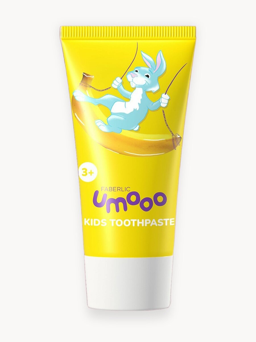 Зубная паста Faberlic "Umooo", для детей, без фтора, 3+, 50мл