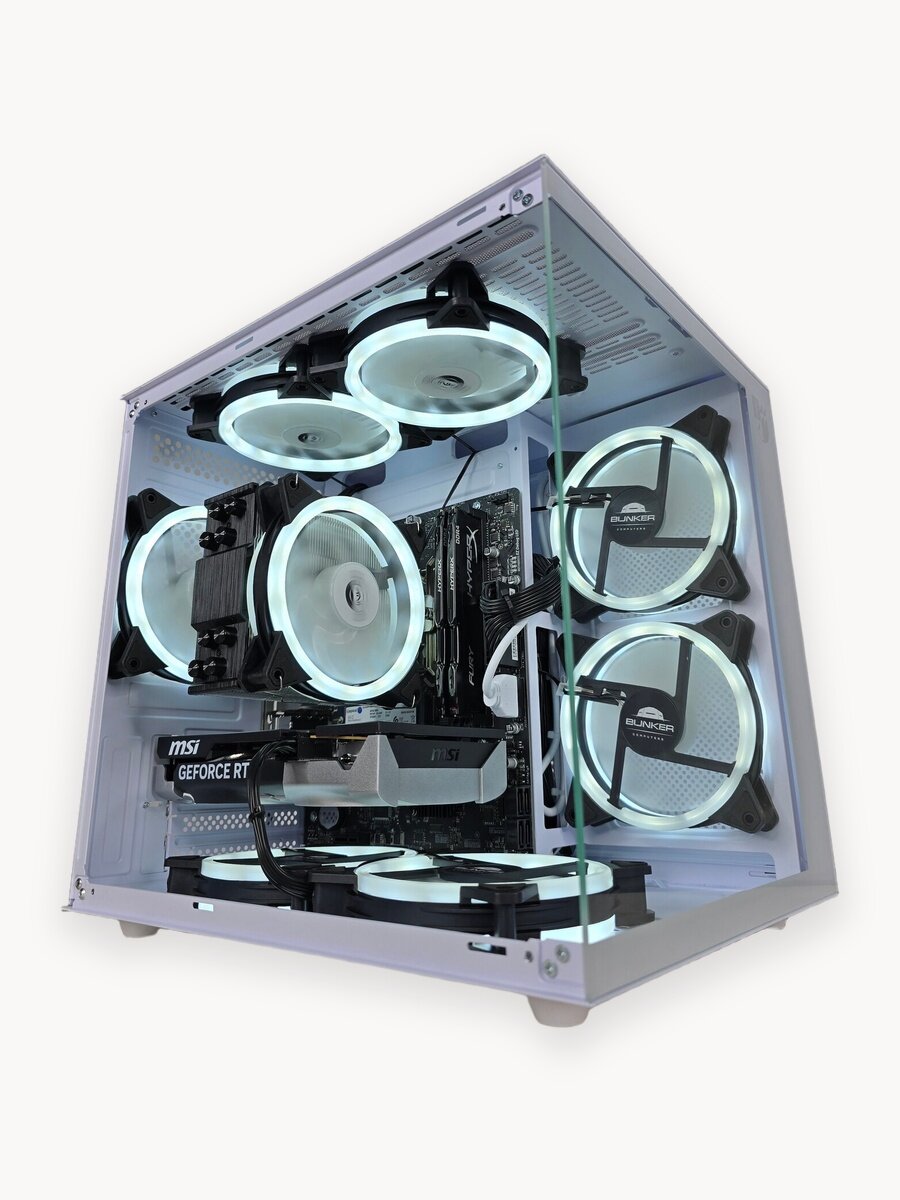 Мощный игровой ПК RTX 5060 i5 12400f 16gb 512gb ssd m2 Bunker Comp