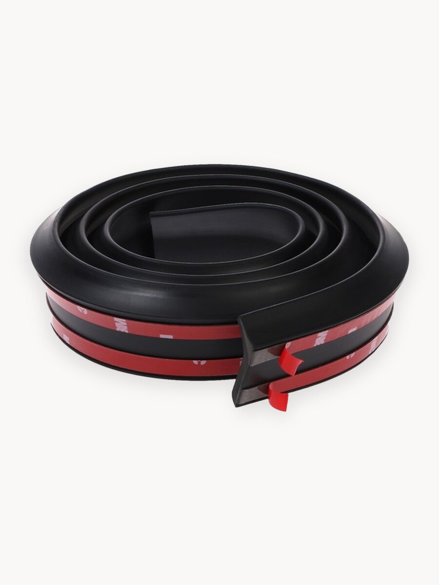 Спойлер для автомобиля Сима-ленд, 3,5×150 см, универсальный, черный