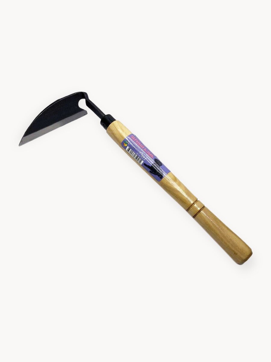 Тяпка Черный клык с деревянным черенком, нержавеющая сталь, 2201 Репка 47757