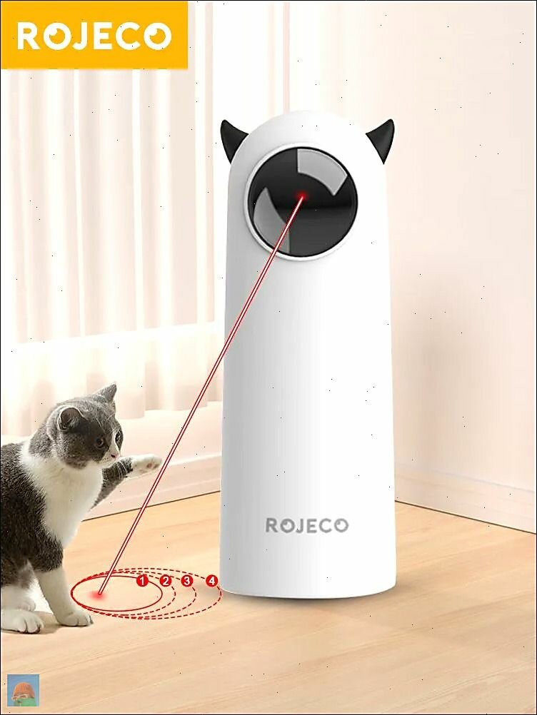 Лазерная игрушка для кошек / Автоматический интерактивный лазер для животных