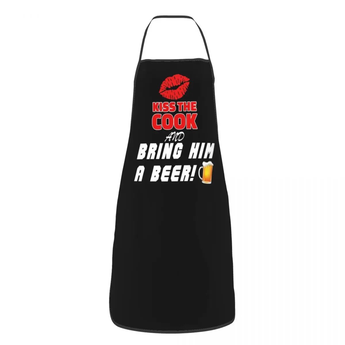 Фартук Kiss The Cook, черный, 50x75 см