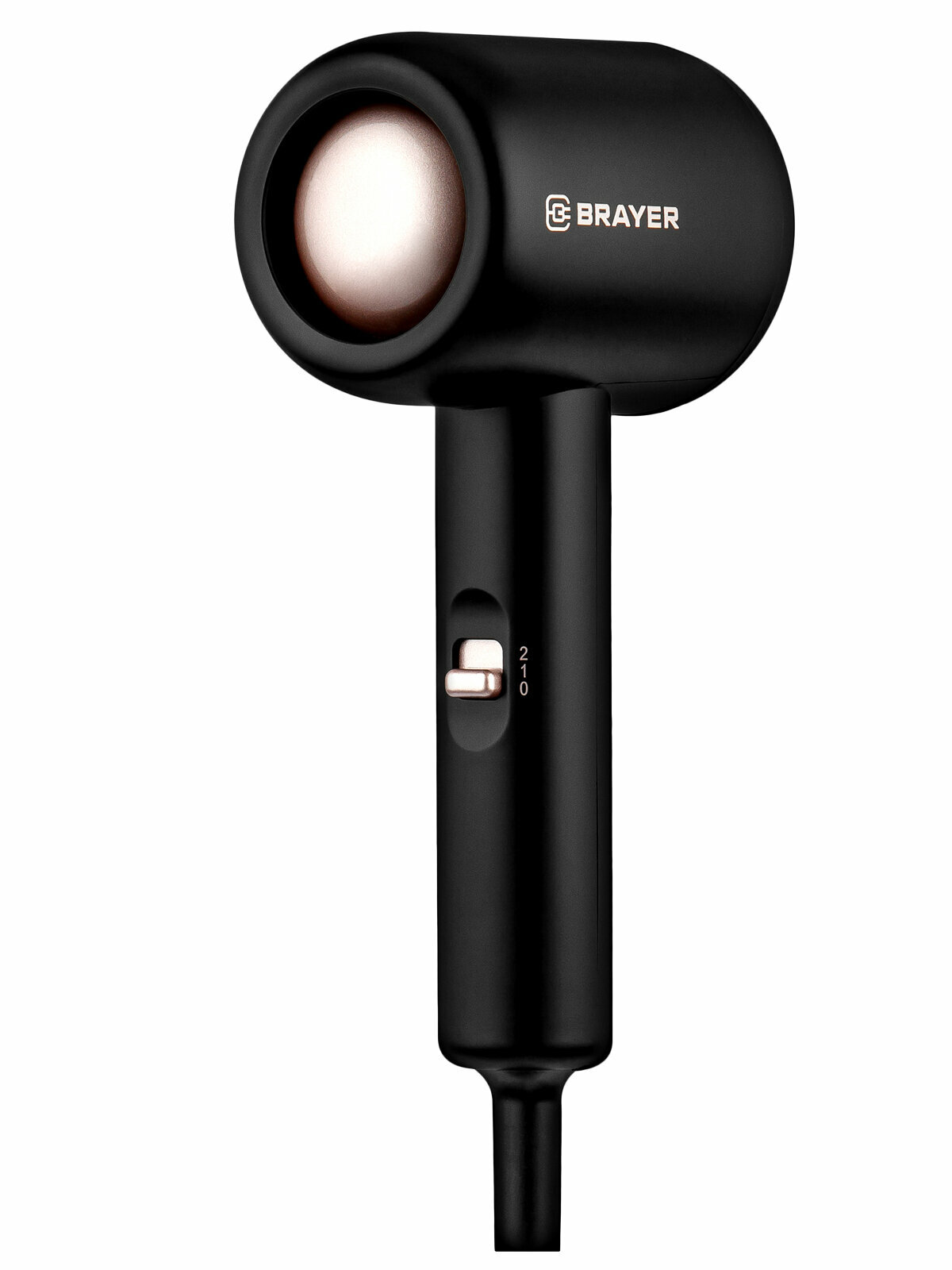 Фен BRAYER, 1000 Вт, 2 скорости, DC-мотор, шнур 1,8 м. BR3027