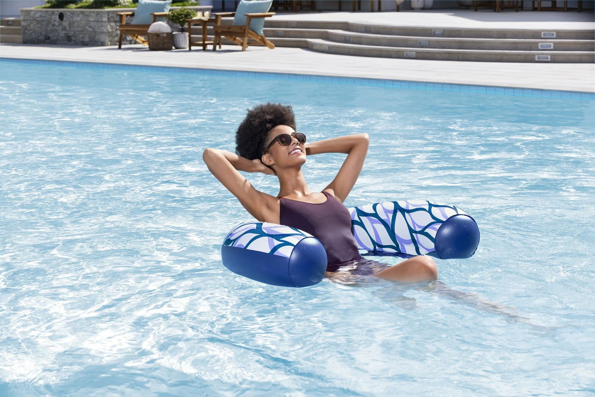 Кресло надувное для плавания 119х67,5см Bestway (арт. 43922)