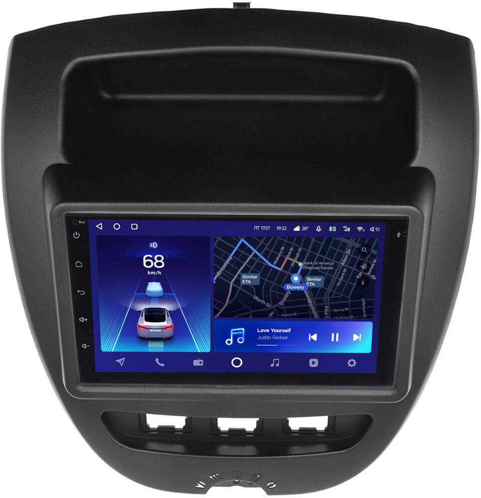 Штатная магнитола Peugeot 107 2005-2014 Teyes CC2 PLUS 4/64 7" RP-11-167-211 Android 10 (4G-SIM, DSP)