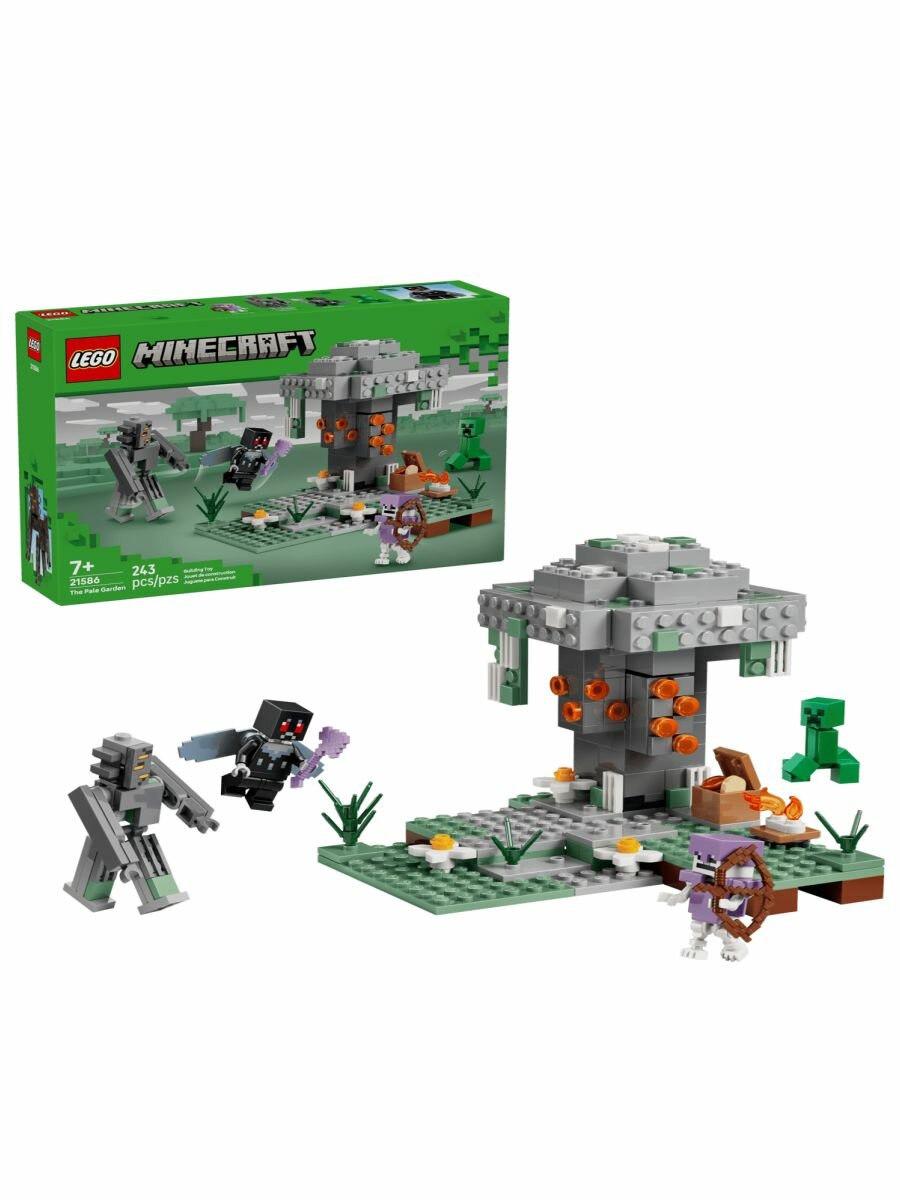 21586 Пластиковый Конструктор Lego Minecraft 21586 The Pale Garden Бледный сад