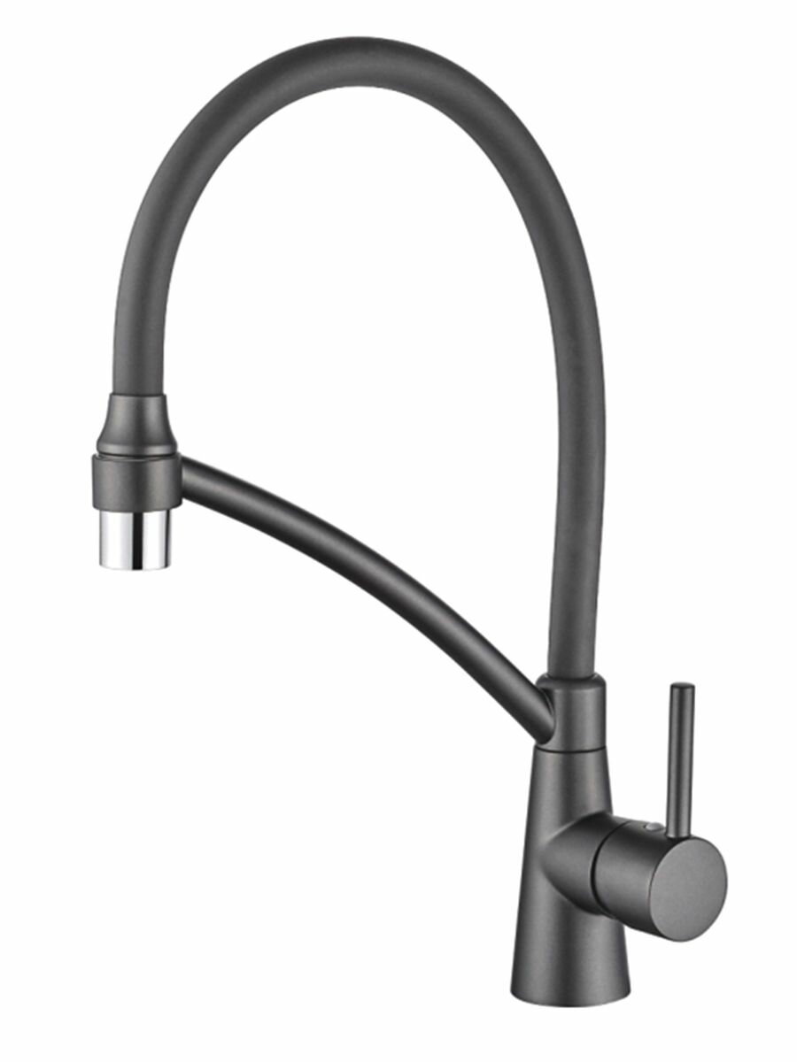 Смеситель для кухни с гибким изливом шлангом и душем Ledeme L4399U-12