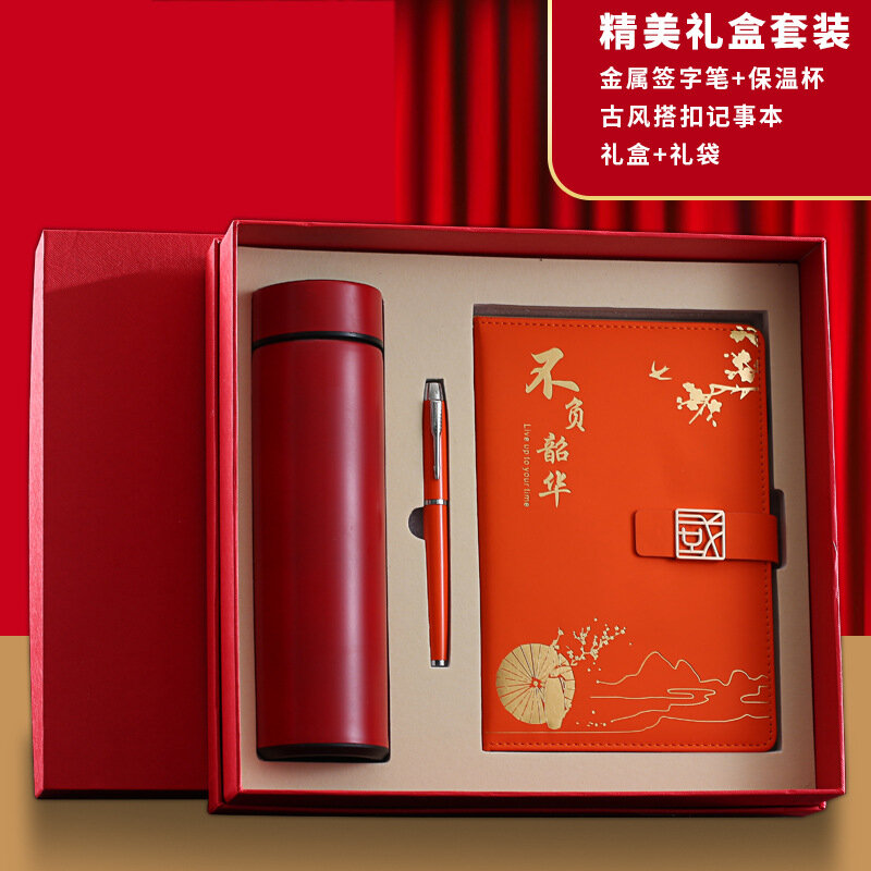 Утолщенный блокнот А5 с застежкой, набор для студенческого дневника, рабочий блокнот, винтажный ретро-блокнот для ношения с собой.