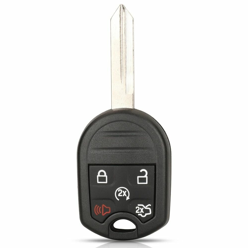 Чехол ключа 3/4/5 кнопок корпус брелока для Ford Edge/Escape/Explorer/Ranger/Expedition/Mustang/Taurus Mazda черный