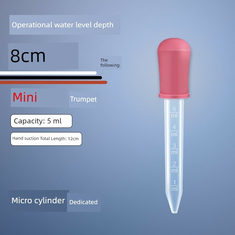 Мини-сифон для аквариумов на столе, компактный розовый дизайн, обязательный инструмент для чистки