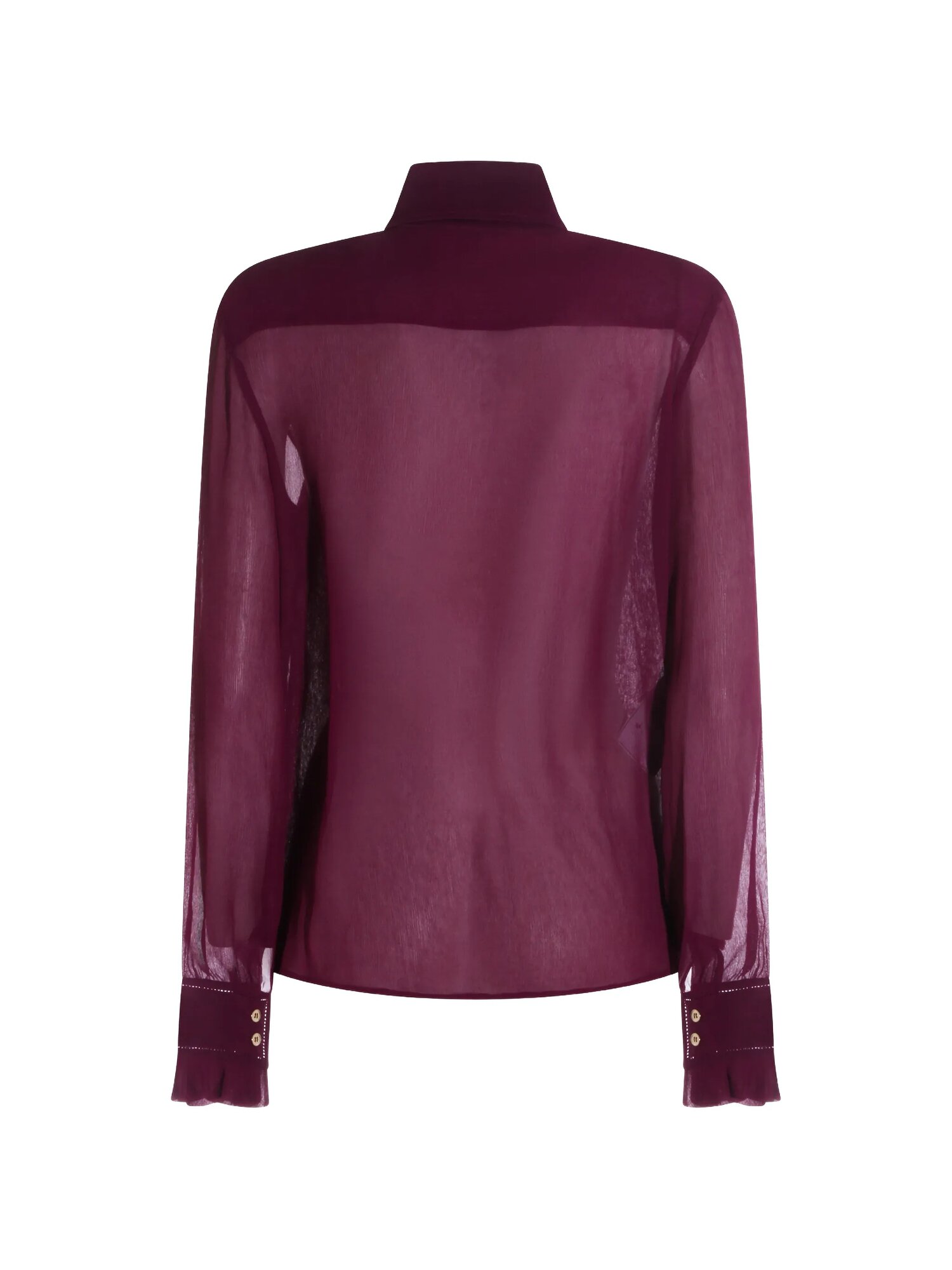 Рубашка Alberta Ferretti Ruffled shirt, размер 46 — фото 1