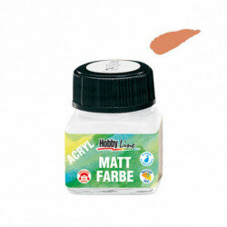 Краска акриловая матовая Hobby Line, терракотовая, 20 мл