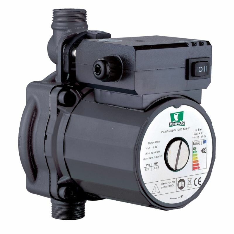 Насос циркуляционный TRS 25-6 130 мм, с гайками