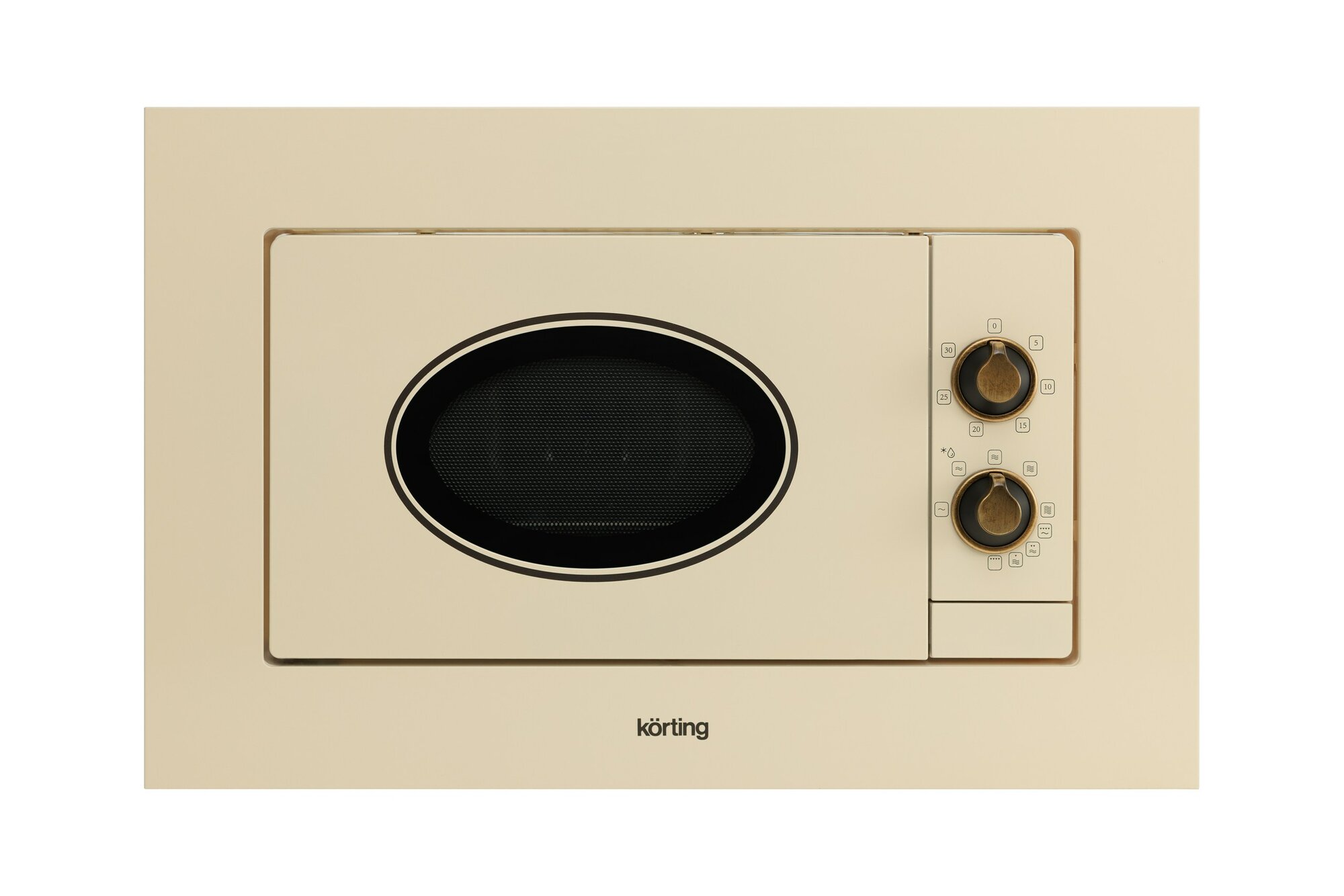 Микроволновая печь KORTING KMI 820 RB, бежевый, 20 литров, с грилем