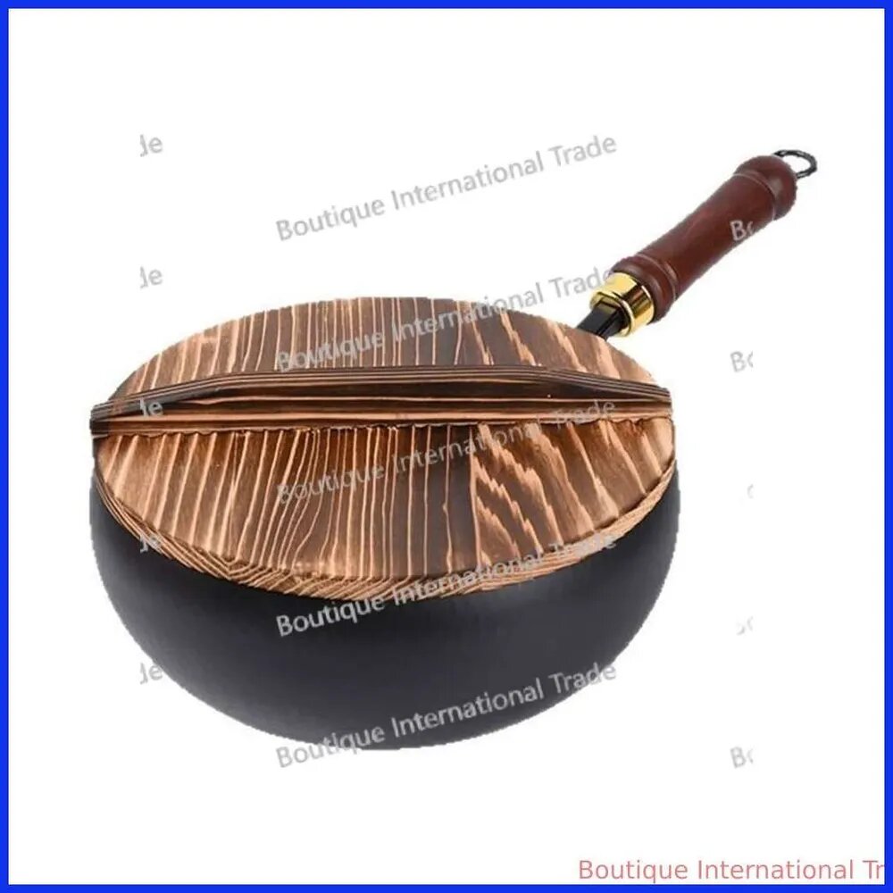 Набор посуды для приготовления с чугунной сковородой и крышкой